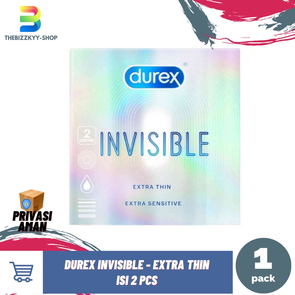 Jual Durex Invisble Extra Tipis (Isi 2 pcs) | Shopee Indonesia