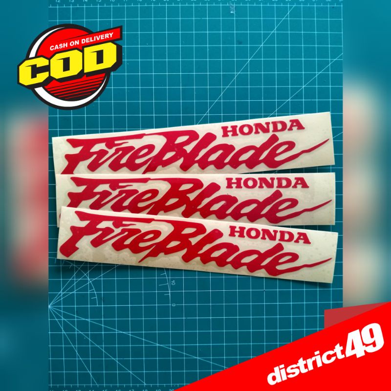 Jual Cutting sticker Honda Fireblade - Stiker cutting Honda Fireblade ...