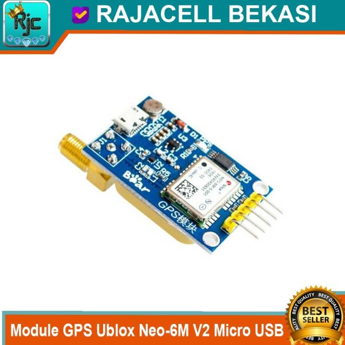 Jual ORIGINAL - Module GPS Ublox Neo-6M V2 Neo 6M Micro USB double ...