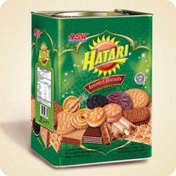 Jual HATARI ASSORTED BISKUIT KALENG PERSEGI PETAK 750Gr | Shopee Indonesia