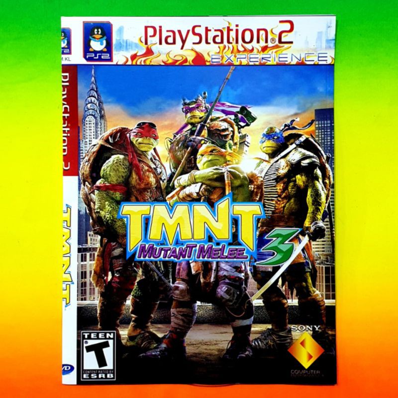 Jual CD GAME PLAYSTATION 2 PS2 - TMNT 3 KURA KURA NINJA (NINJA TURTLE ...