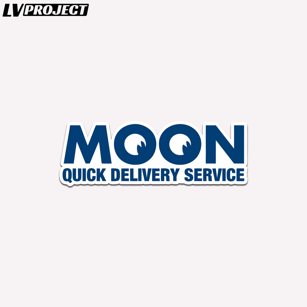 Jual Stiker Mooneyes Quick Delivery Service Laminasi Glossy Tahan Air ...