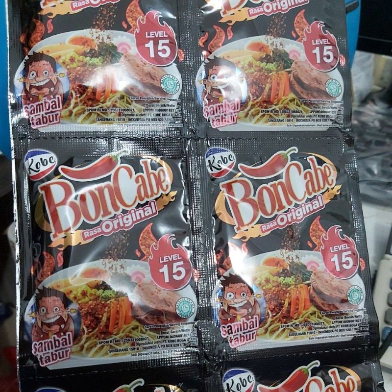 Jual kobe bon cabe lv 15 1 renceng | Shopee Indonesia