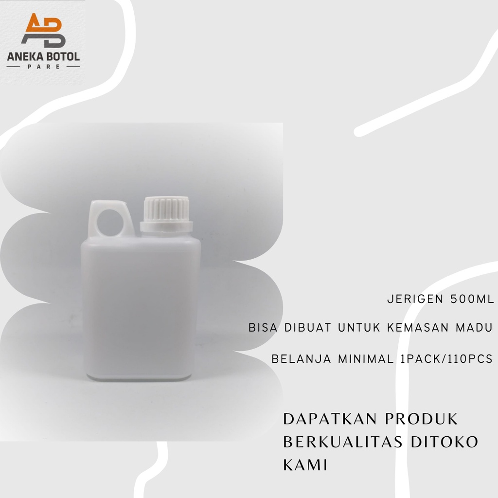 Jual Botol Jerigen (110pcs per pack) | Botol Jerigen 500ml | Jerigen ...