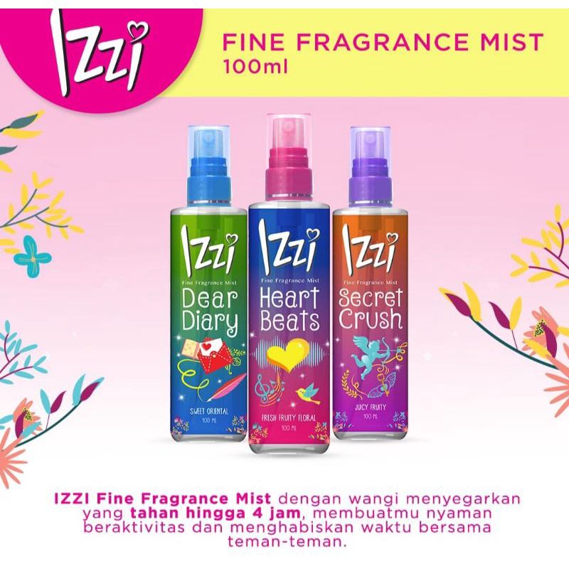 Jual Izzi Fine Fragrance Mist all varian 100 ml | Shopee Indonesia