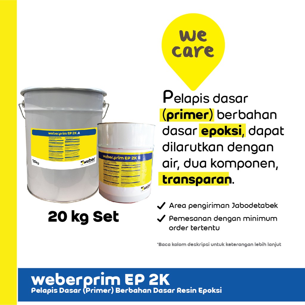 Jual Mortar Utama Weber Weberprim EP2K Primer PU Waterproofing System | Shopee Indonesia