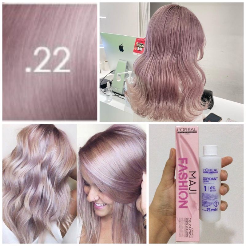 Jual Loreal Maji Fashion P.22L Deep Iridescent Hair Dye Cat Rambut ...