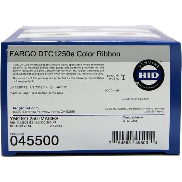 Jual Ribbon Ymcko / Colour Fargo Dtc 1250E ( 045500 ) | Shopee Indonesia
