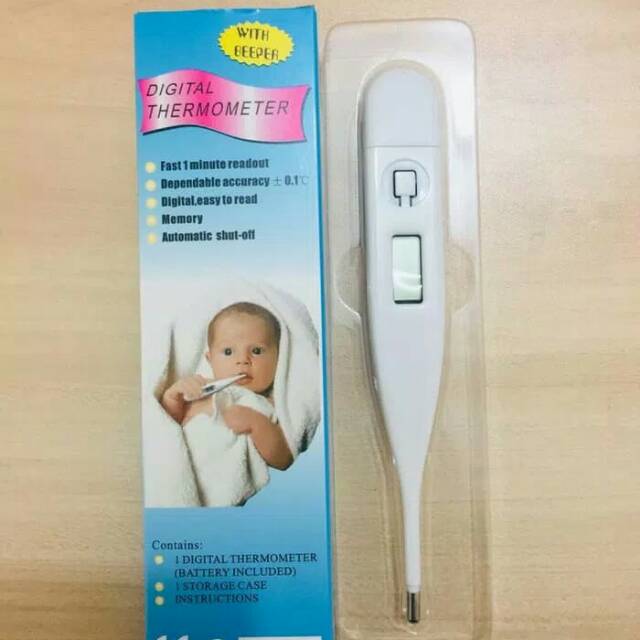 Jual Termometer Digital Thermometer alat pengukur suhu bayi/anak ...