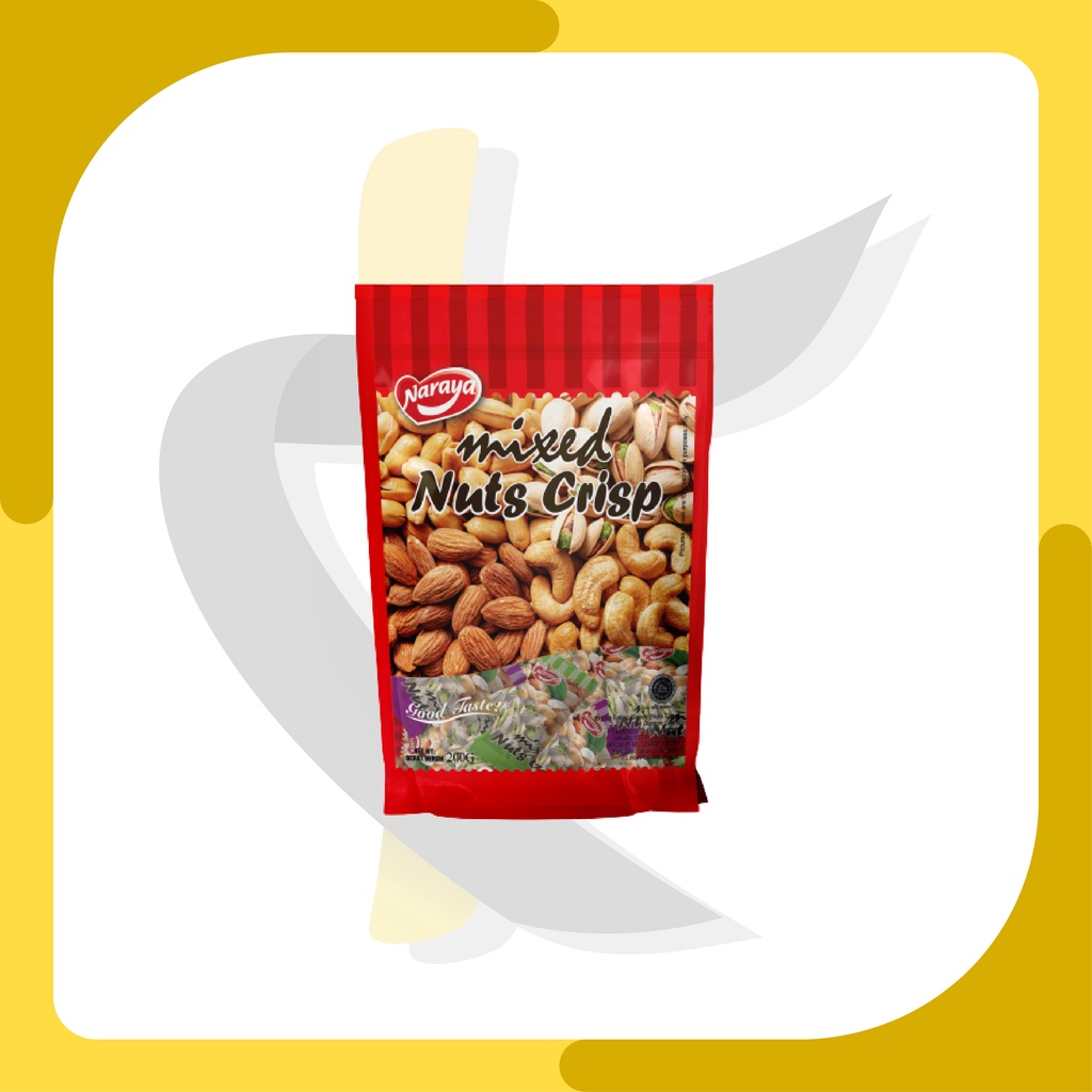Jual Permen Import Malaysia | Naraya Mixed Nuts Crips Candy 200gr ...