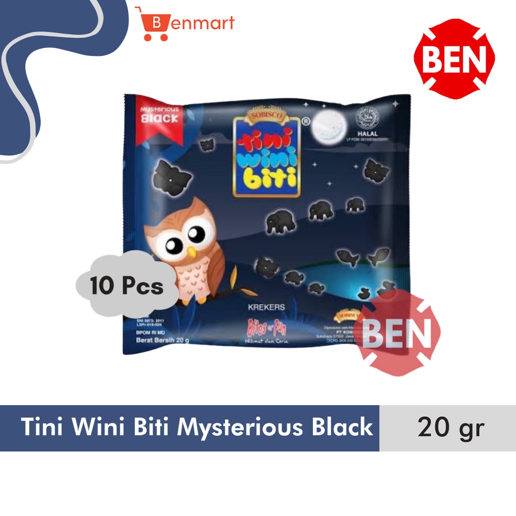 Jual Tini Wini Biti Mysterious Black 1 Pak 10 Pcs 20g 20gr 20 g gr ...