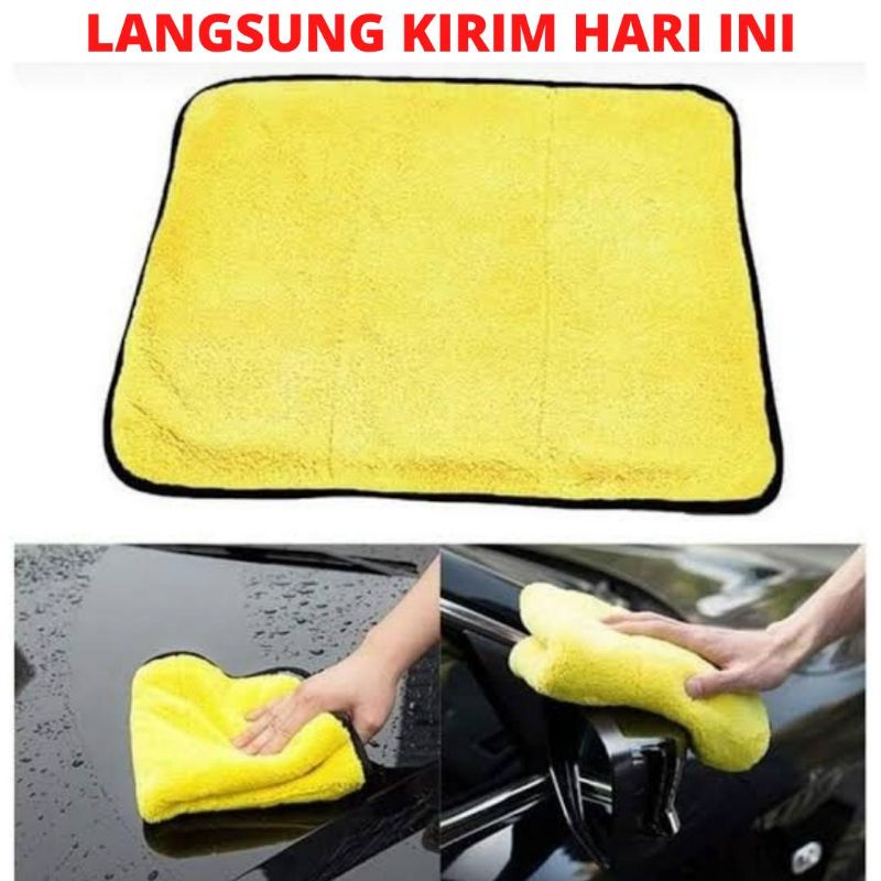 Jual kain lap mobil microfiber 30X30 car universal serba guna lap motor ...