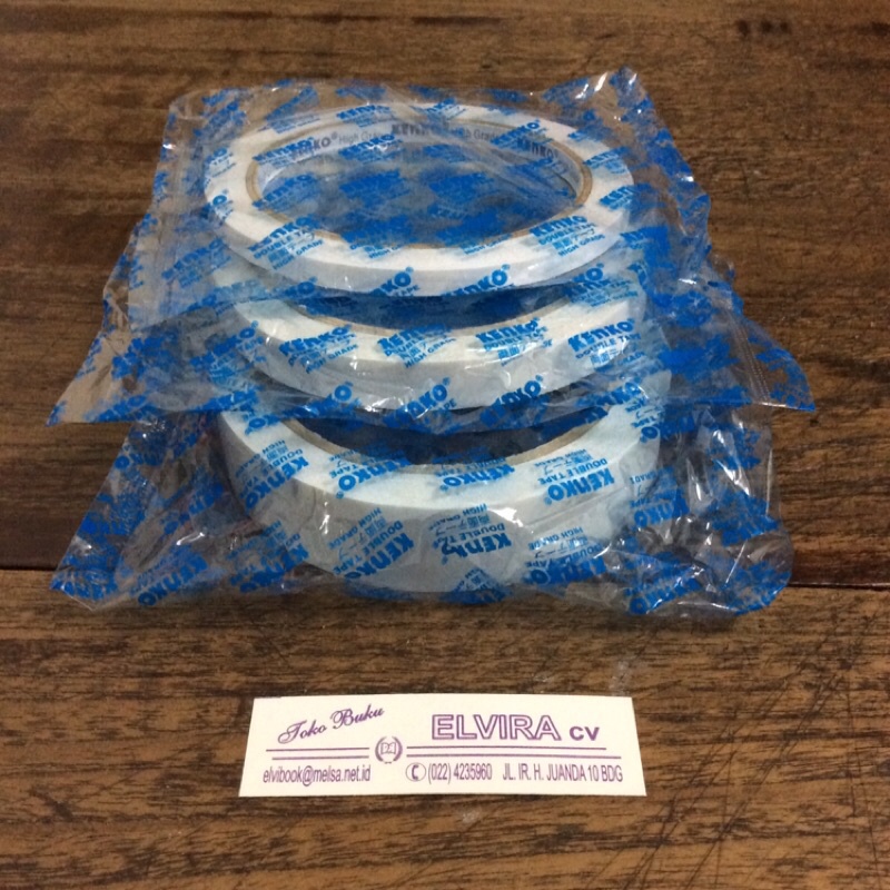 Jual DOUBLE TAPE Kenko/Joyco6Mm, 12 Mm, 24 Mm | Shopee Indonesia