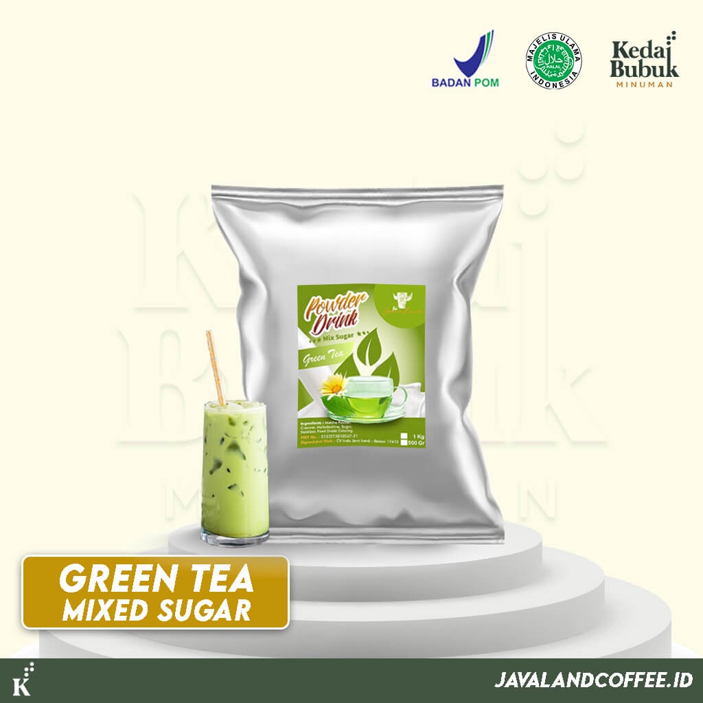 Jual Javaland Bubuk Minuman Rasa GREENTEA/ MATCHA MIX SUGAR -1KG ...