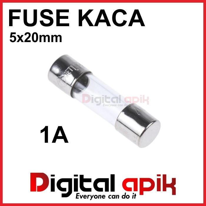 Jual Fuse 5X20 mm Sekering Sekring Sikring Kaca Glass 250V 1A Skring | Shopee Indonesia