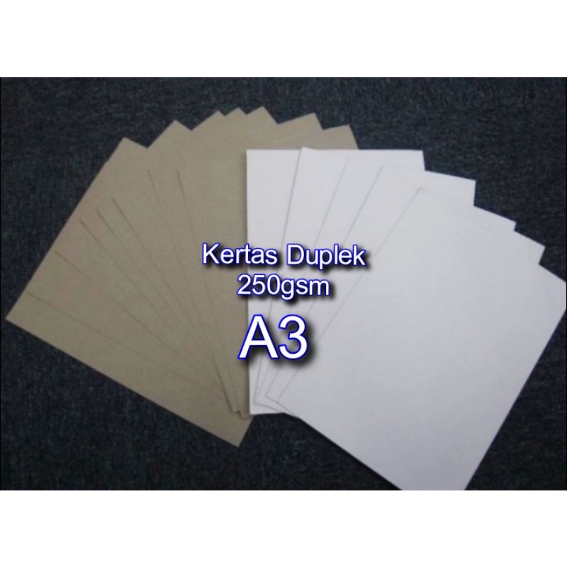 Jual kertas duplek 250gsm A3 | Shopee Indonesia