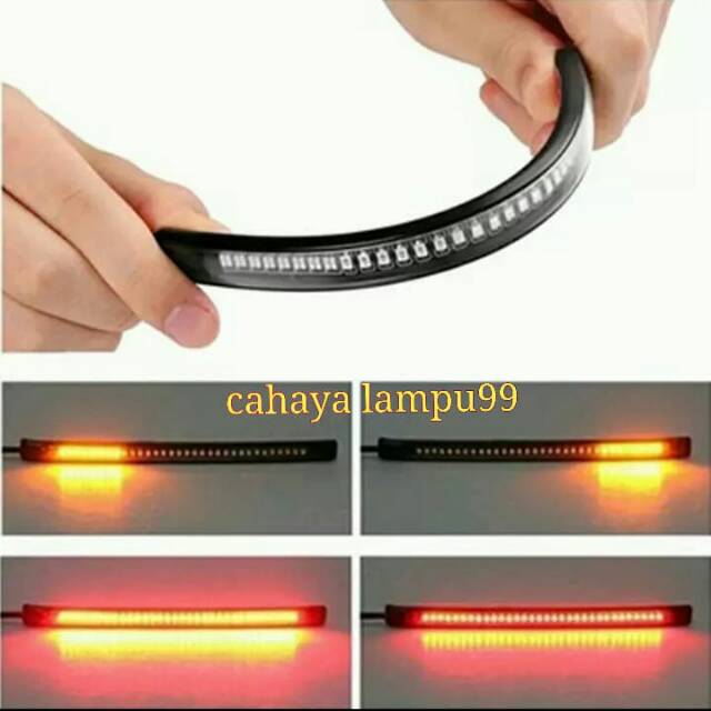 Jual Stopled Strip tebal Buat Box Bisa Rem dan Sen | Lampu Led Strip ...
