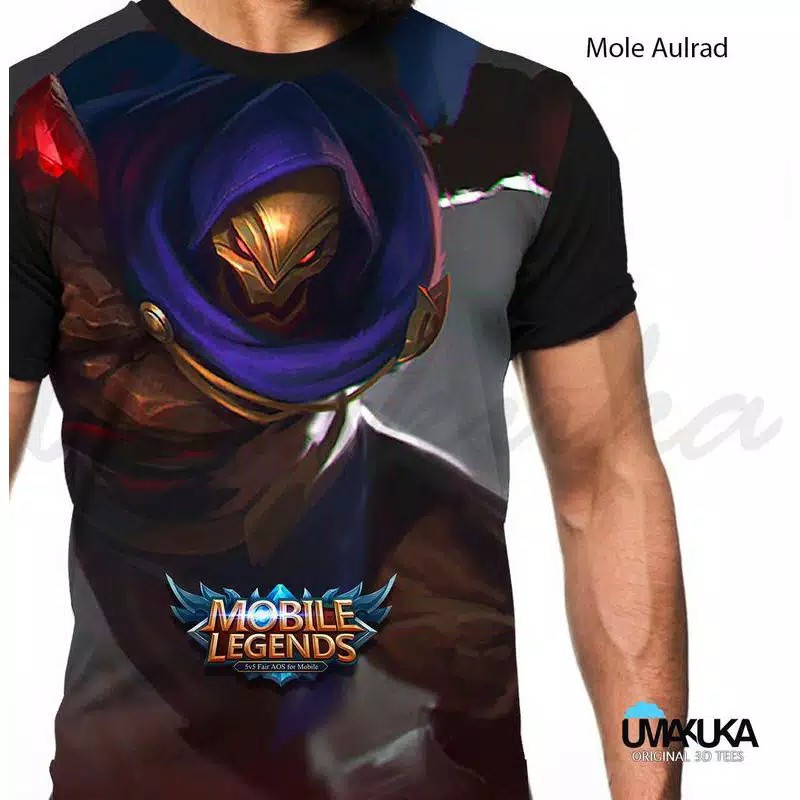 Jual KAOS TSHIRT COWO PRIA 3D UMAKUKA MOBILE LEGEND MOLE AULRAD ... Jual KAOS TSHIRT COWO PRIA 3D UMAKUKA MOBILE LEGEND MOLE AULRAD ...