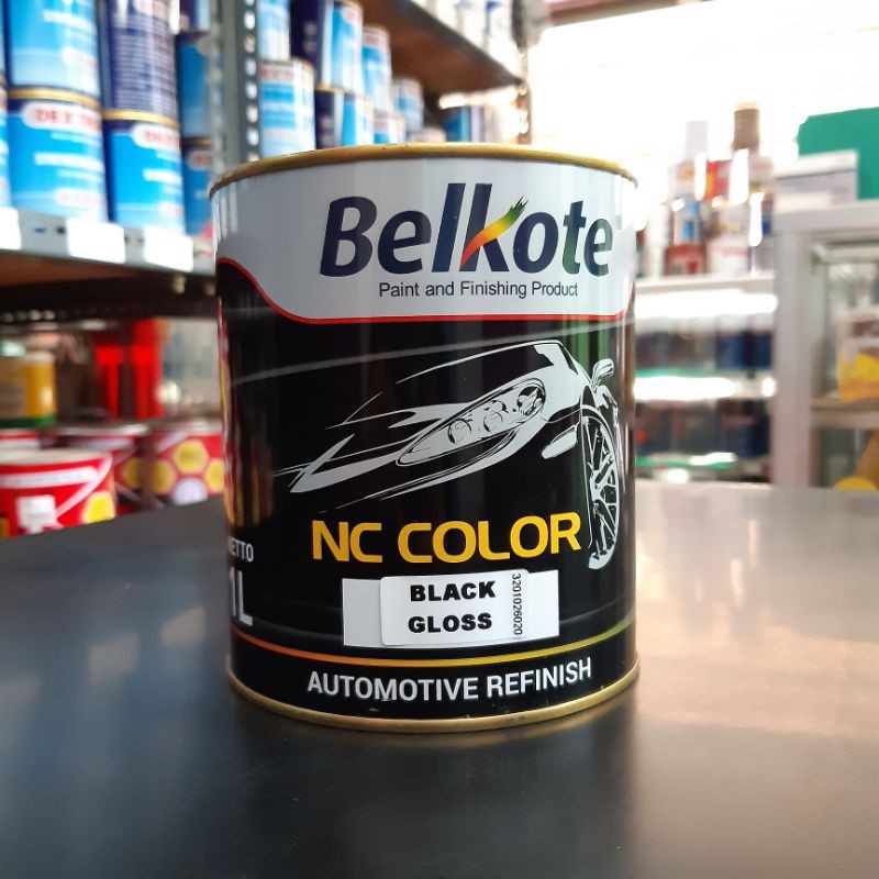 Jual Belkote NC Color Black & White solid dan metalik gloss cat duco ...