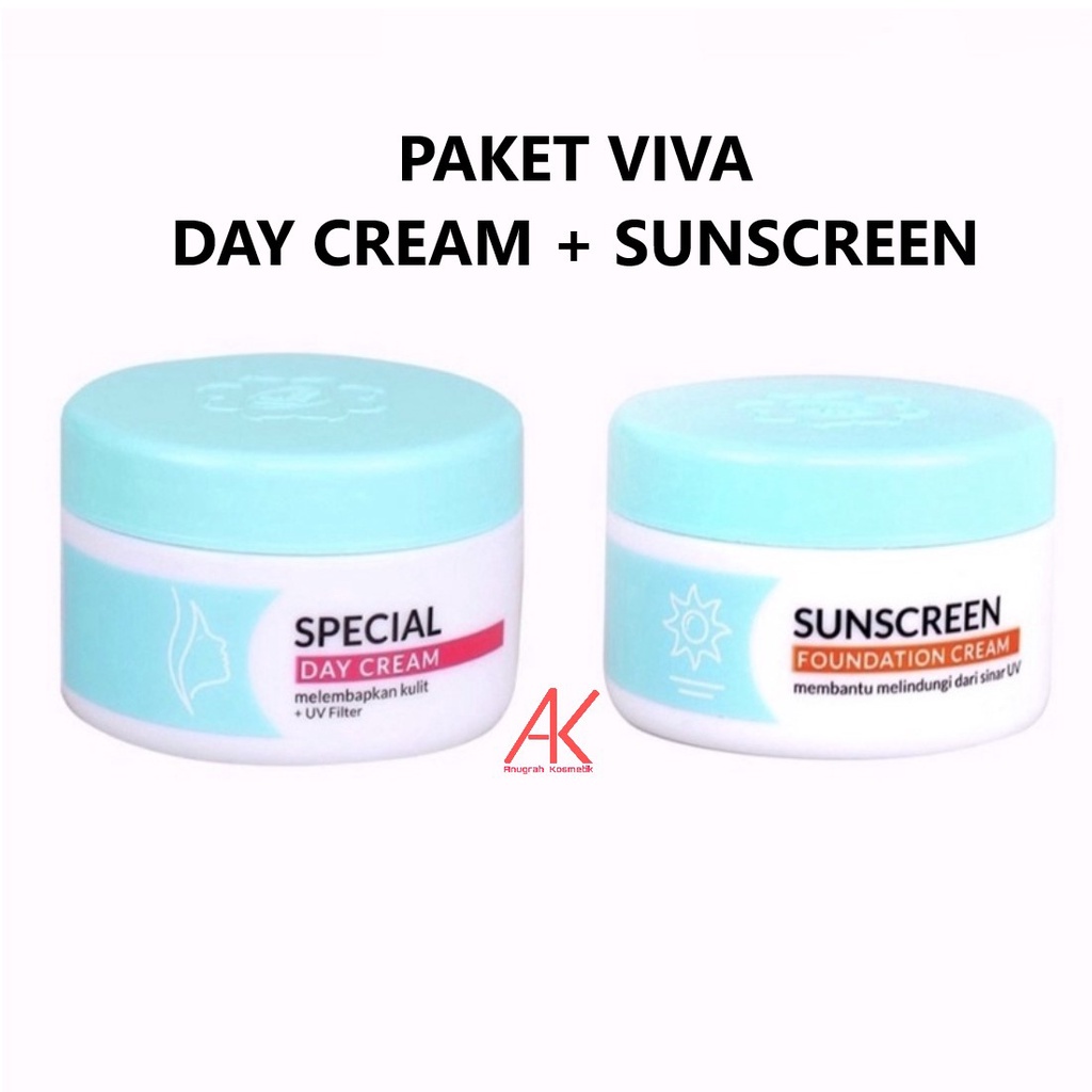 Jual Paket Viva Special Day Cream + Sunscreen (2 pcs) | Shopee Indonesia
