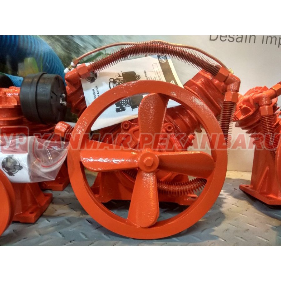 Jual Kepala Kompresor Angin 1/2 PK / HP 2 Piston UNL Bare Compressor ...