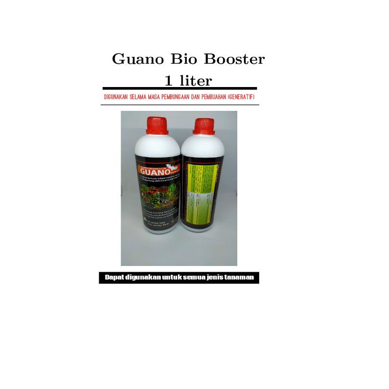 Jual Pupuk Organik Cair Kotoran Kelelawar Guano Bio Booster - 1 Liter ...