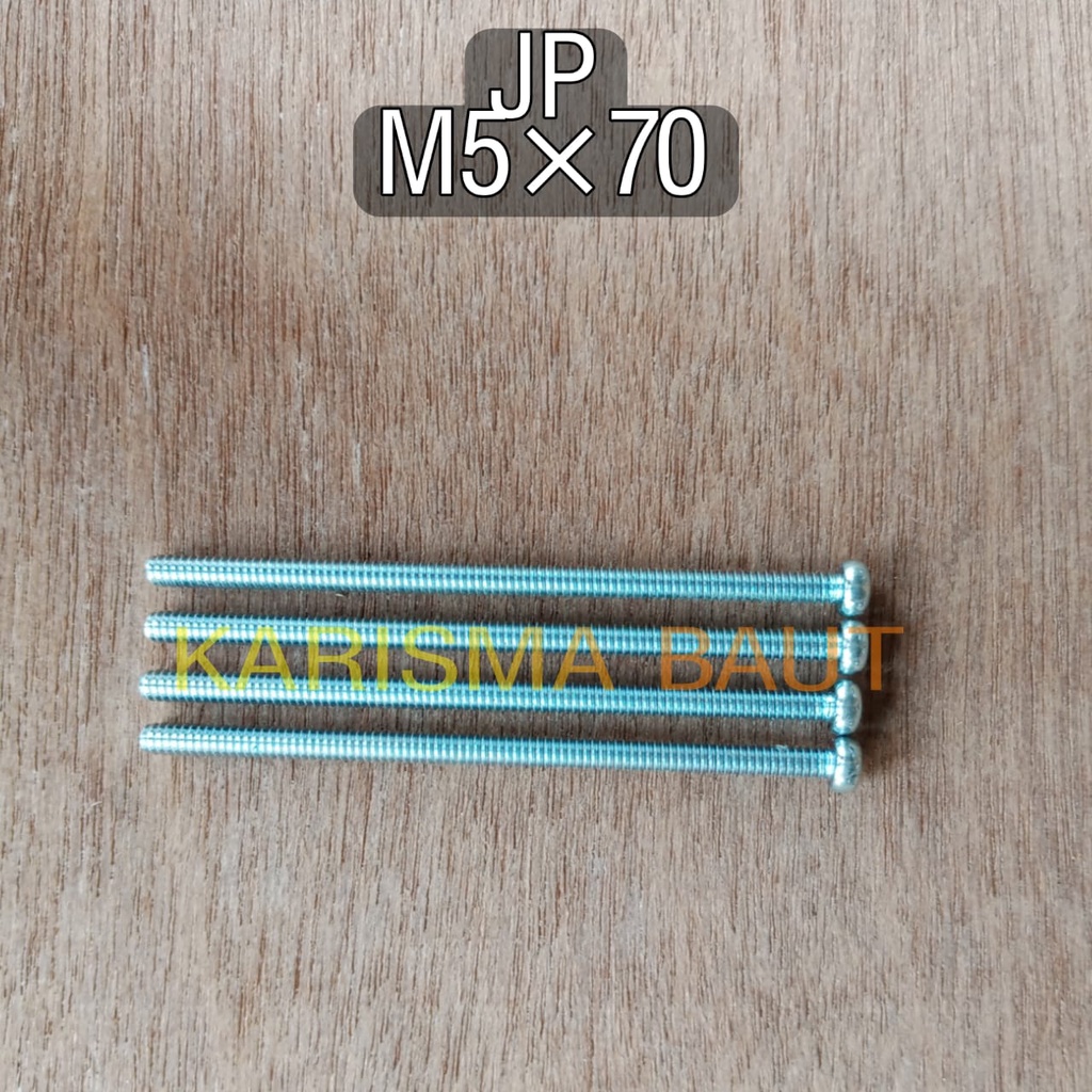 Jual Baut JP M5 x 70 ( baut JP 5x70 ) | Shopee Indonesia