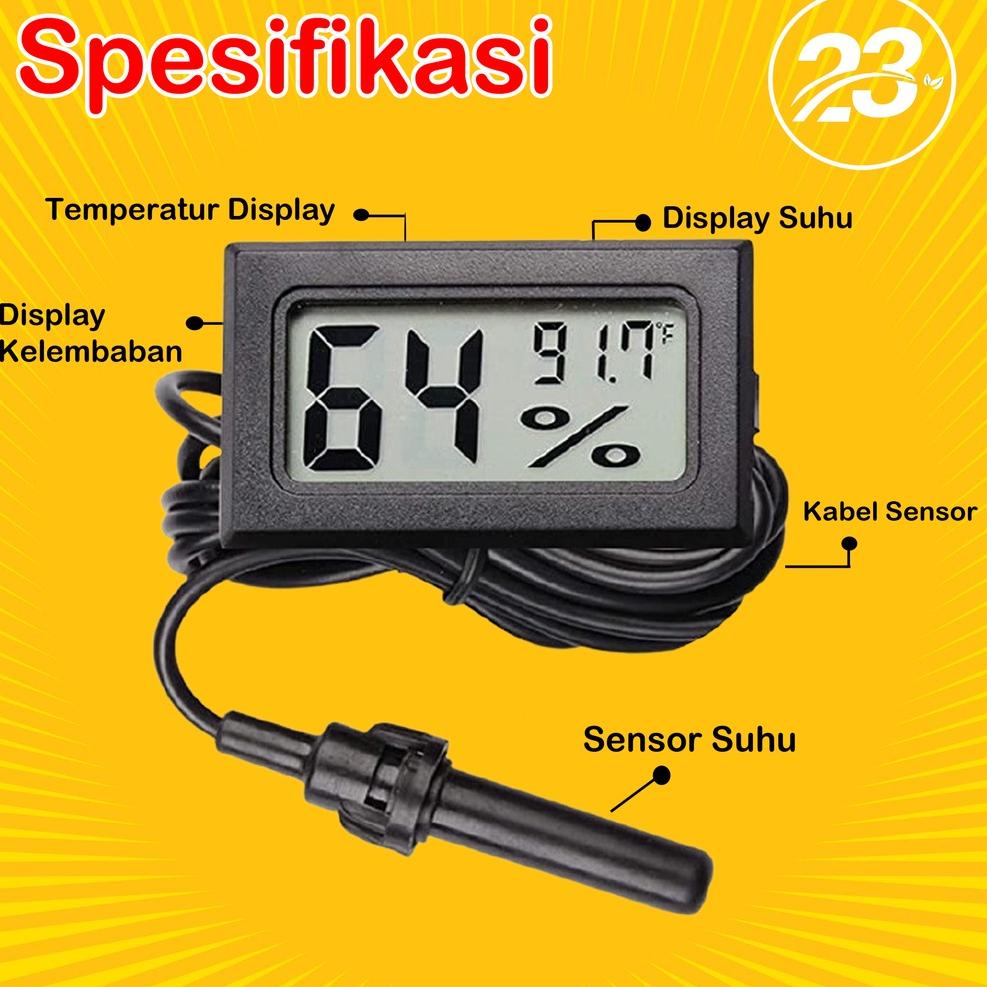 Jual [KODE PRODUK S0II99662] Termometer Digital Ruangan & Higrometer ...