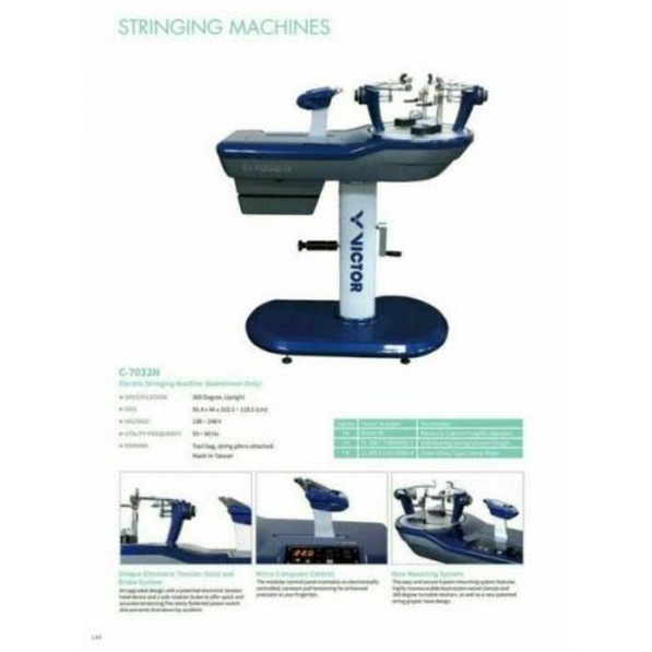 Jual Mesin Pasang Senar Raket Digital VICTOR C-7032N SECOND / BEKAS ...
