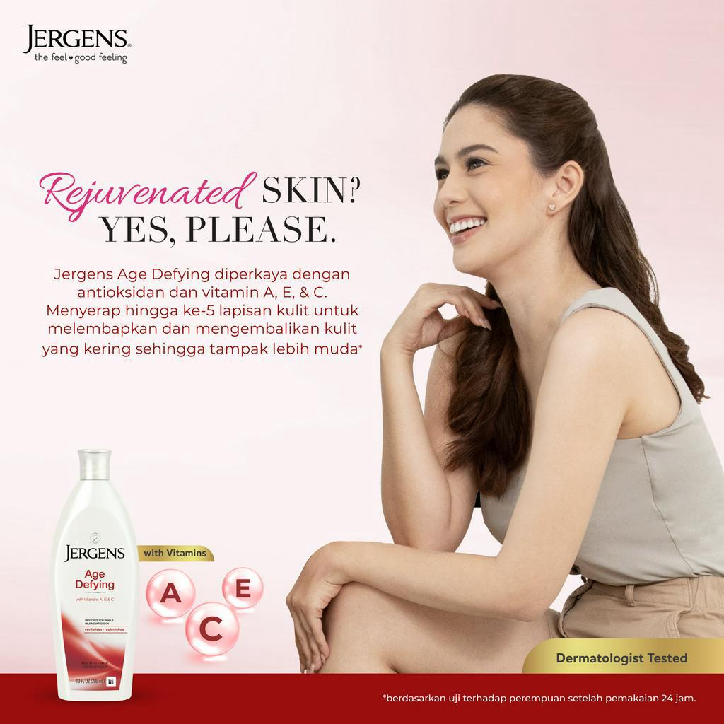 Jual Jergens Age Defying - Dry Skin Body Lotion With Vitamin A, E, & C 295 ml - Moisturizer ...