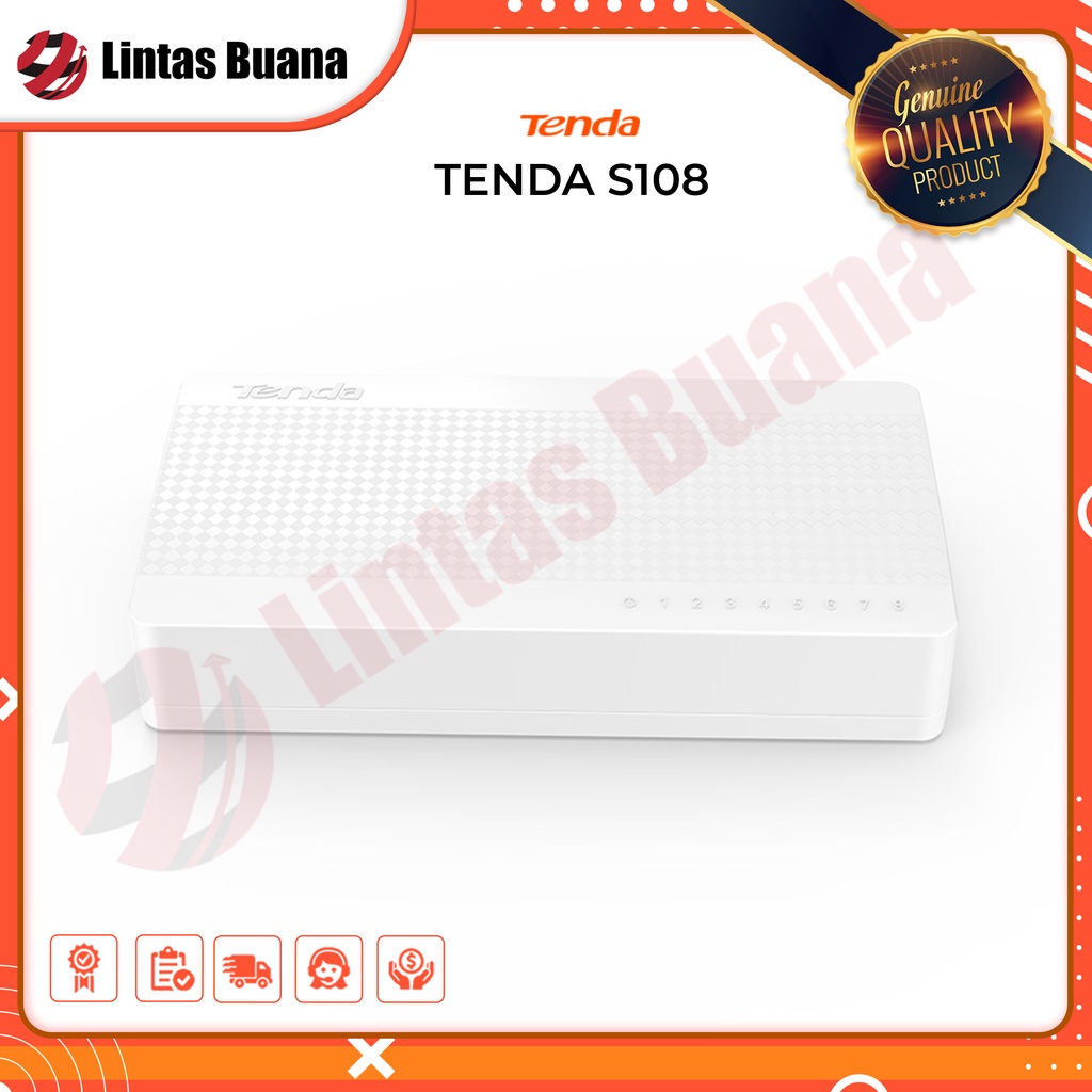 Jual Tenda Switch Hub S108 8 Port Switchub Tenda 8port RJ45 | Shopee ...