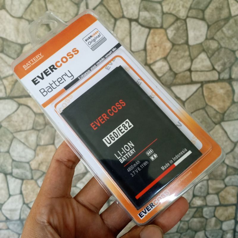 Jual Baterai Battery Original Evercoss Evercross Cross U60 / U60 4G / E82 | Shopee Indonesia