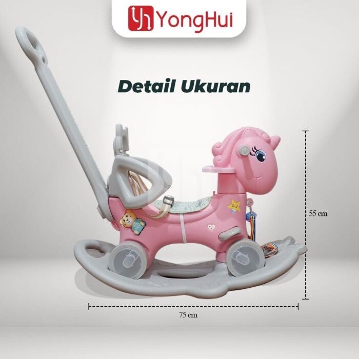 Jual Mainan Anak Kuda Kudaan Happy Play 4in1 Rocking Horse Softplay ...