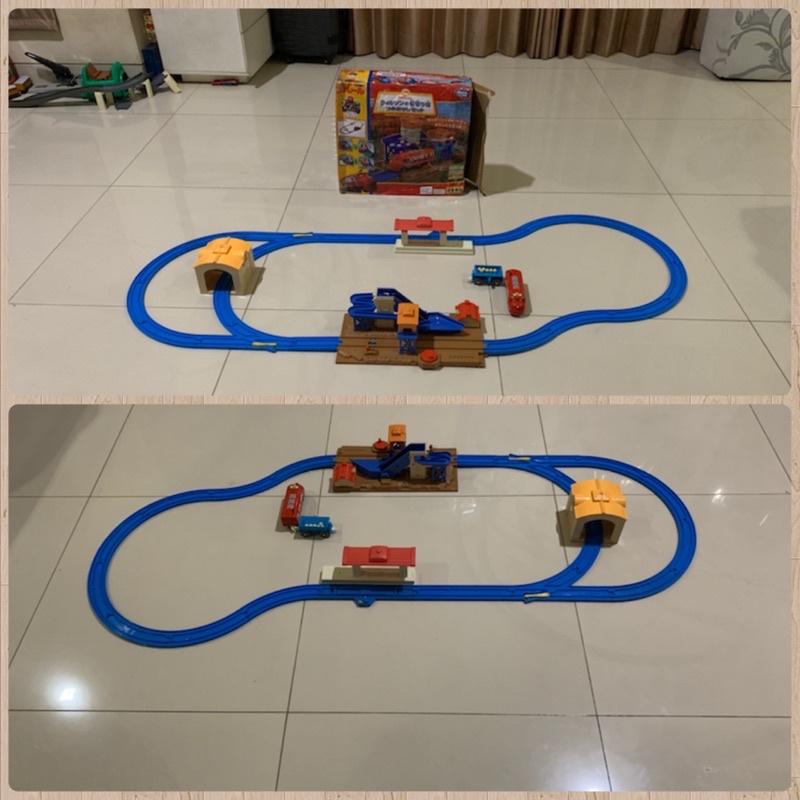 Jual takara tomy plarail kereta chuggington wilson quarry loader ...