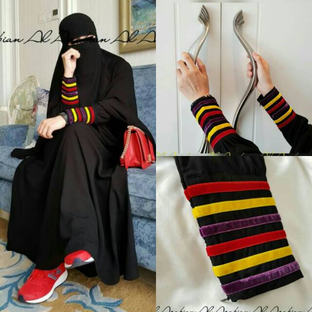 Jual Abaya Rainbow A (tua) | Shopee Indonesia
