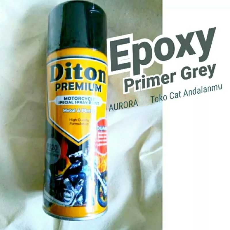 Jual Diton Premium Epoxy Primer Grey 9120 Dasaran Poxy Poksi Foksi Epoksi 400ml 400cc | Shopee ...