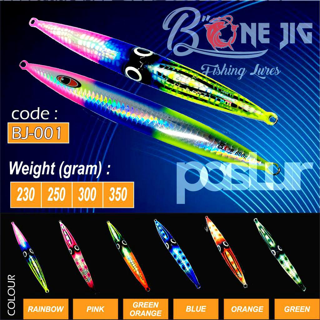 Jual BONE JIG BJ-001 GID 230 / 250 / 300 / 350 gram | Shopee Indonesia