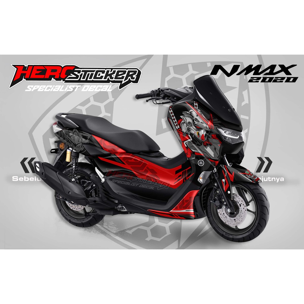 Jual DECAL NMAX GUNDAM FULL BODY STIKER NMAX FULL BODY- Sticker Nmax ...