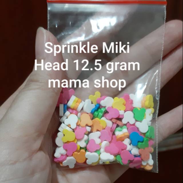Jual Sprinkle Trimit Mickey Head Hiasan Kue Cupcake Candy Permen Edible ...
