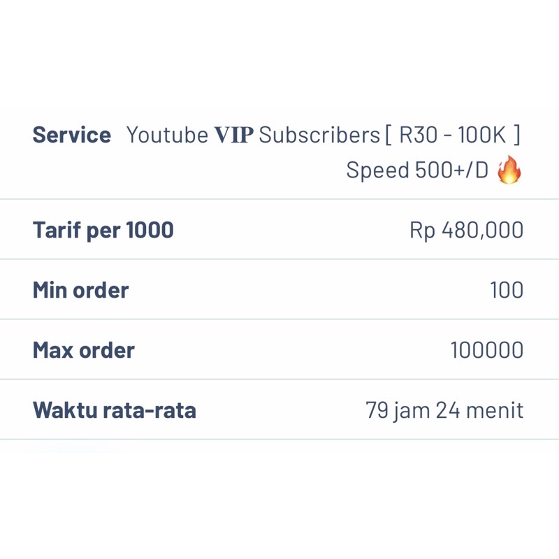 Jual Jasa Youtube Subscribe VIP | Shopee Indonesia