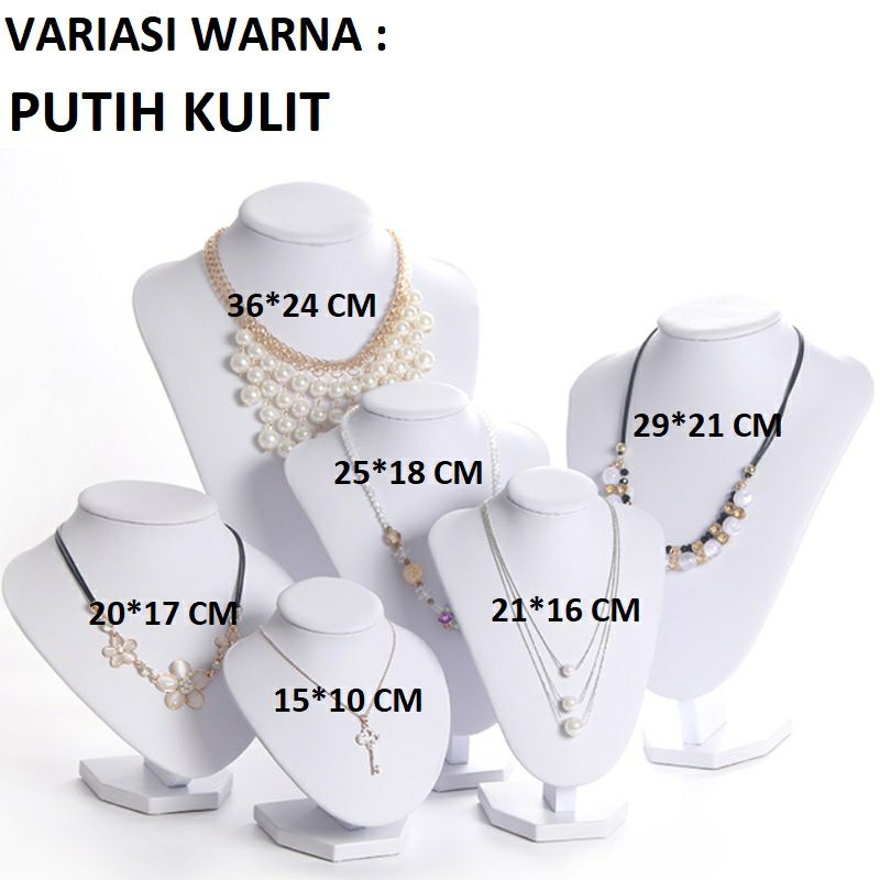 Jual Display Kalung Leher Patung Manekin Perhiasan Emas Perak | Shopee ...