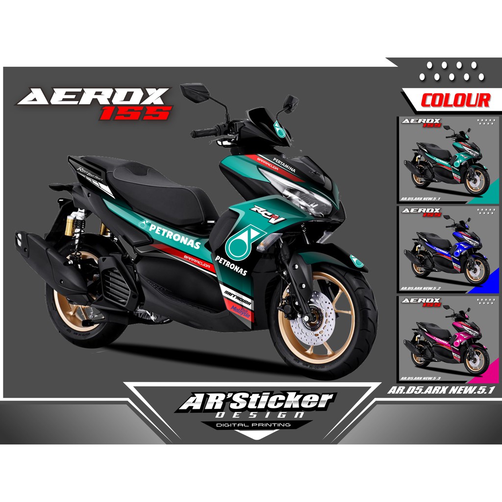 Jual Decal Sticker Aerox 155 New Full Body - Dekal Yamaha Aerox New ...
