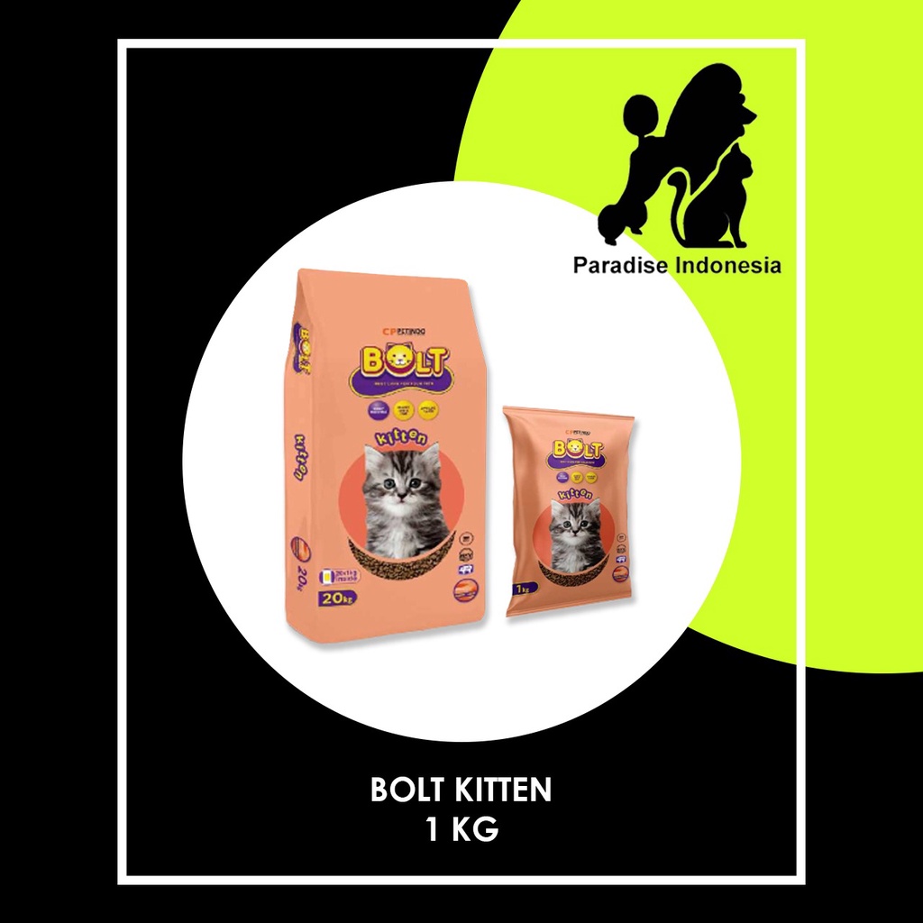 Jual Bolt Kitten salmon 1kg (cat food) | Shopee Indonesia