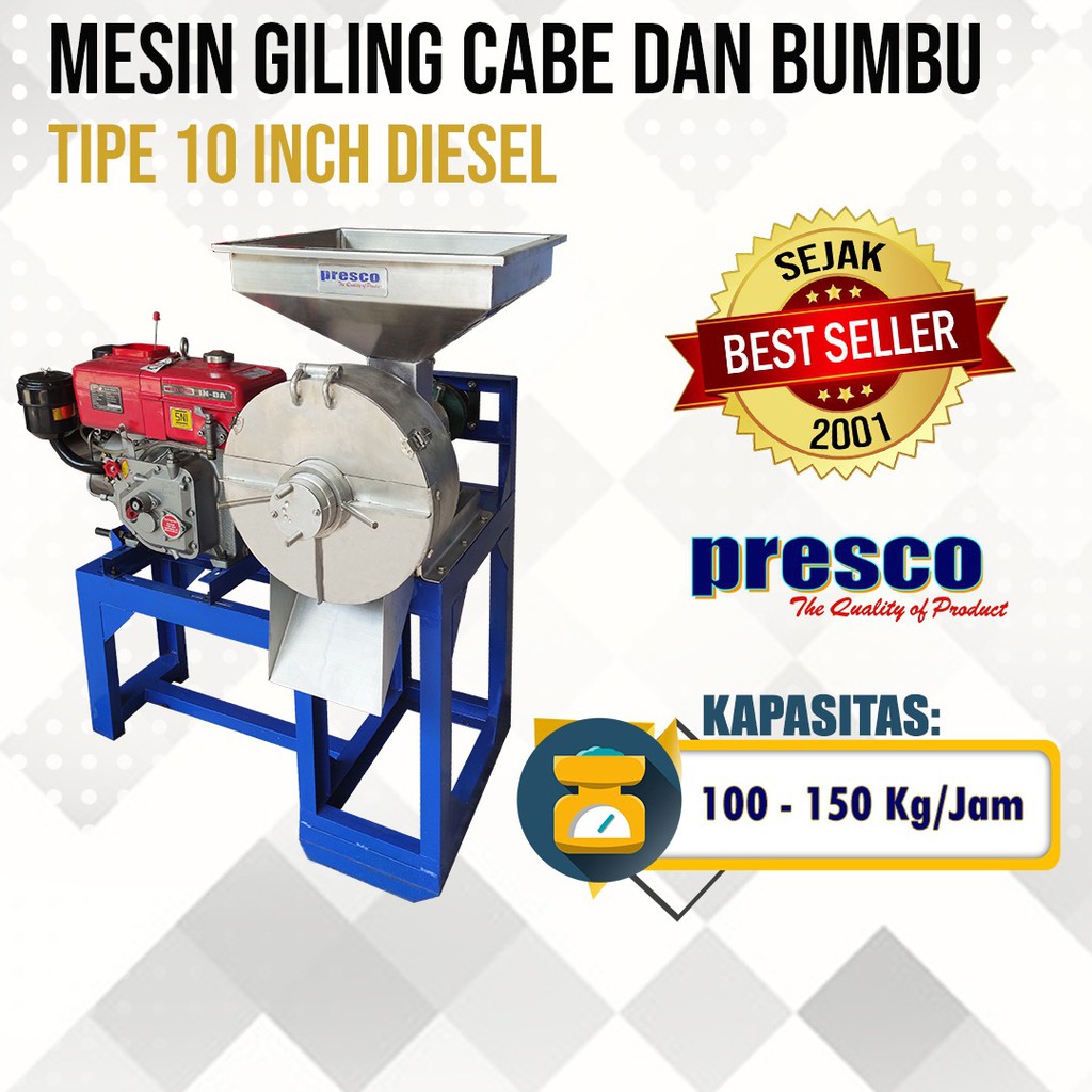 Jual Mesin Giling Cabe Jahe Kunyit Lengkuas Bawang Kemiri Kacang dan ...