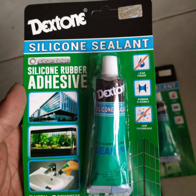 Jual Lem Kaca Sealant Dextone 30gr | Shopee Indonesia