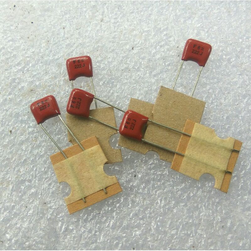 Jual C 2N2 2,2N 2,2NF 222 50V PANASONIC ECQ FILM CAPACITOR KAPASITOR ...