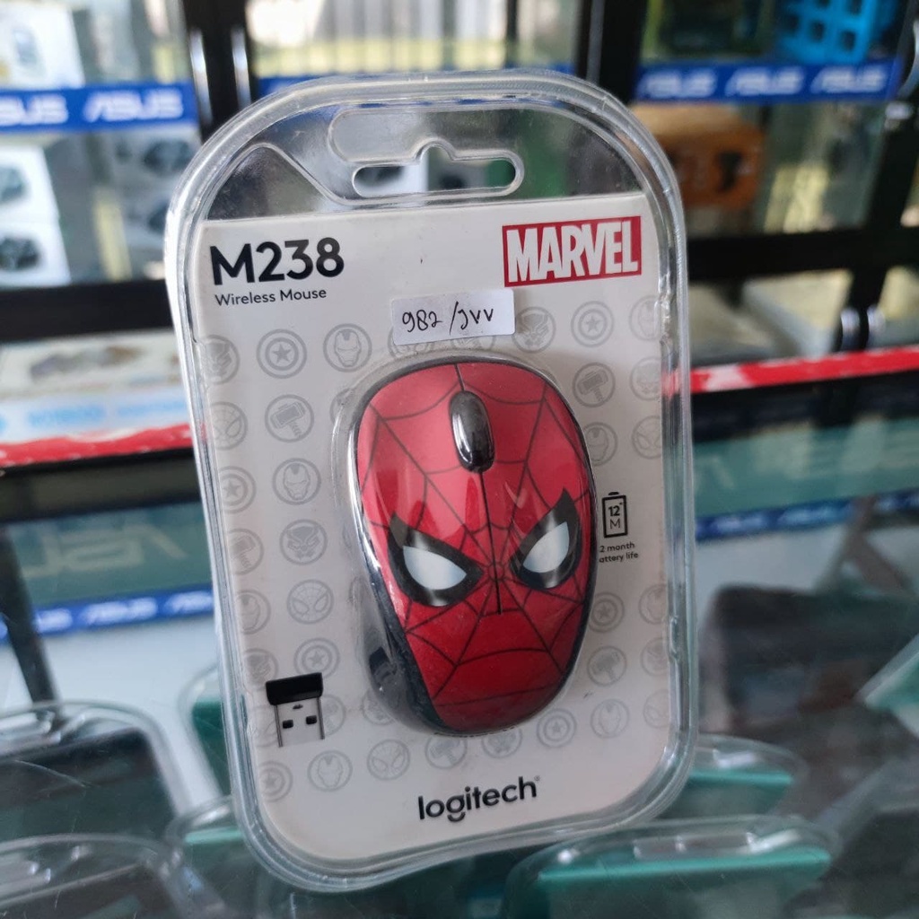 Jual Logitech M238 Marvel Collection Wireless Mouse - SPIDER-MAN ...