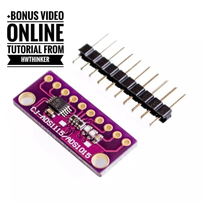 Jual Modul 16bit i2C ADS1115 ADC 4 Channel with Pro Gain Amplifier ...