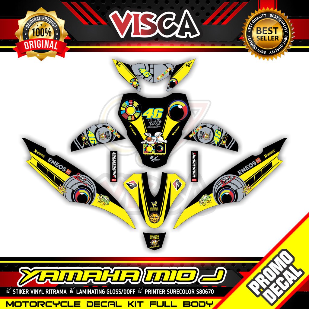Jual Decal Mio J Full Body Stiker Mio J Variasi Full Body Striping Mio ...