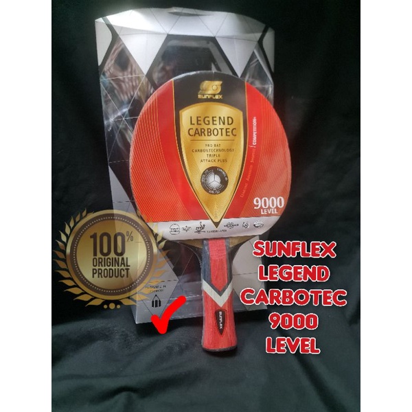 Jual LEGEND CARBOTEC SUNFLEX 9000 LVL BET TENIS MEJA BAT PINGPONG ORIGINAL TABLE TENNIS BATS ...